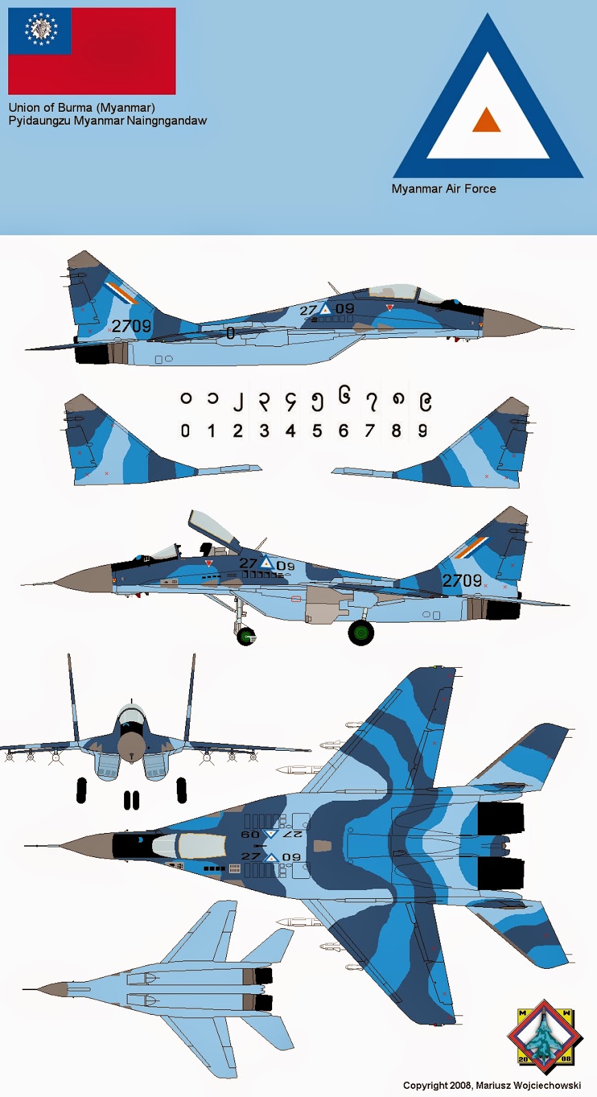 Mig-29 of Myanmar Air Force - Bangladesh Defence